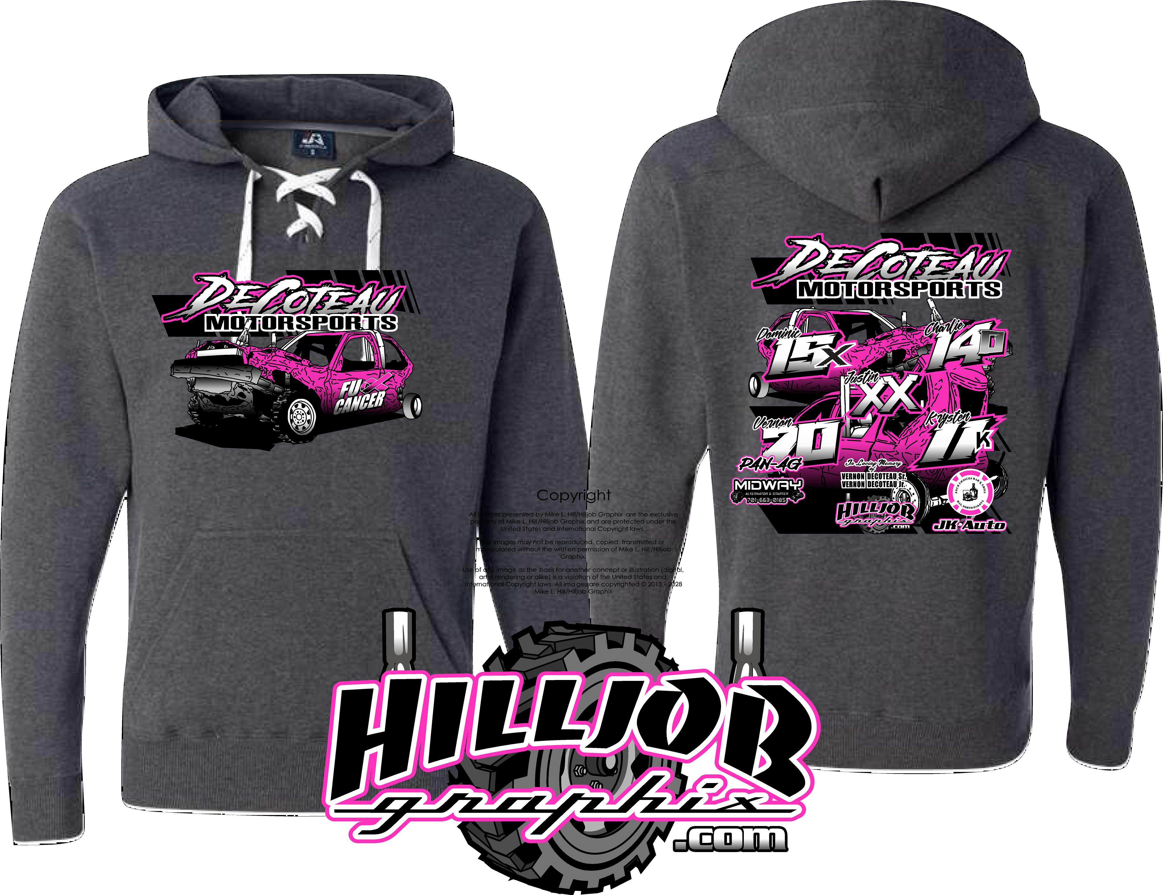 #250 Justin Decoteau Hockey Hoodie – Hilljob Graphix